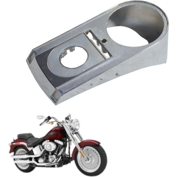 Acabamento Painel Console Harley Softail Fat Boy 07-11 Orig