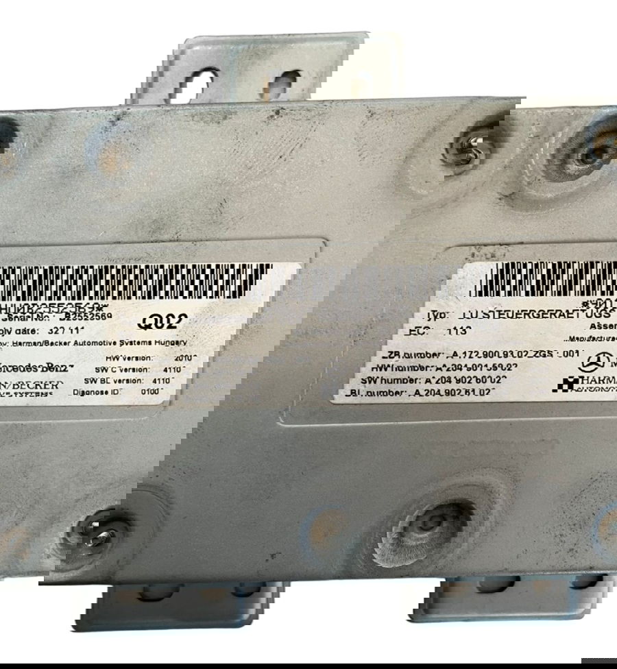 Modulo Interface Da Multimidia - Mercedes Benz C63 Amg V8